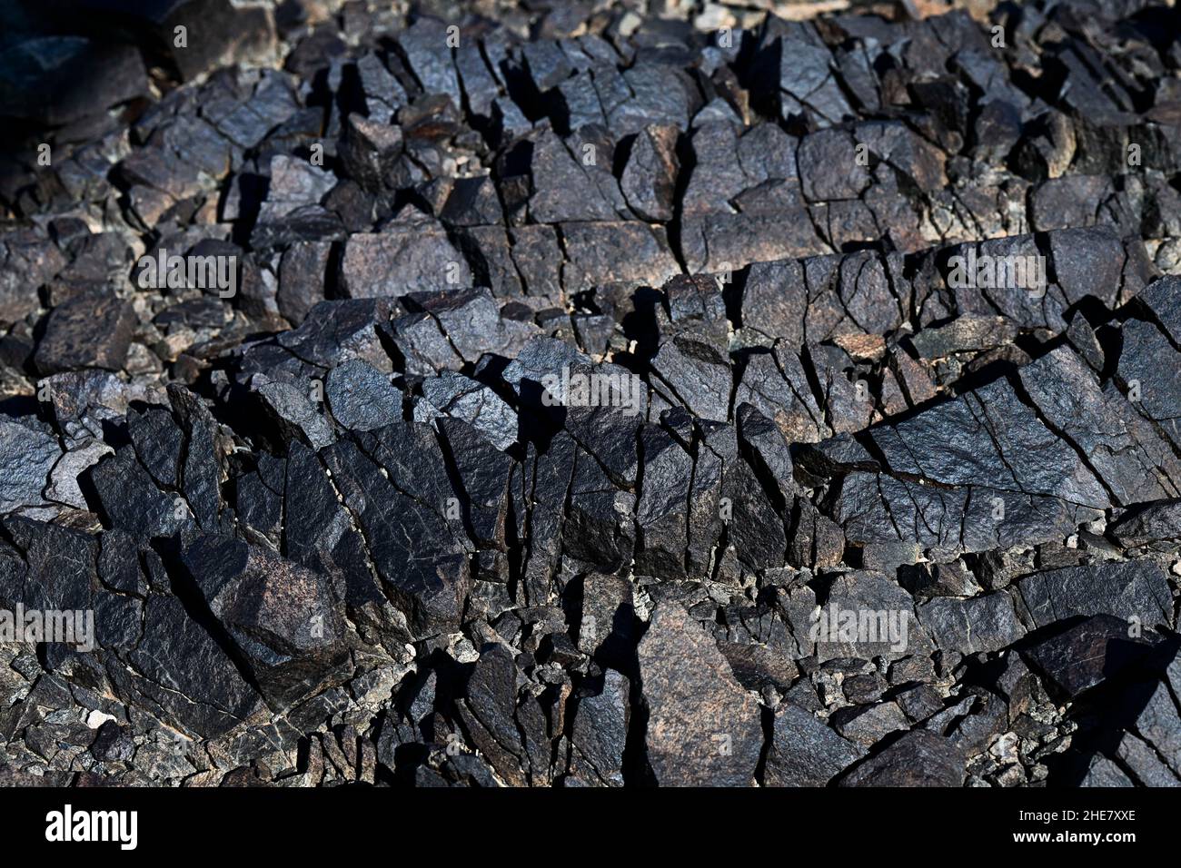 Al Dawadimi, Arabie Saoudite. 09th Jan, 2022. Rocks during the Stage 7 ...
