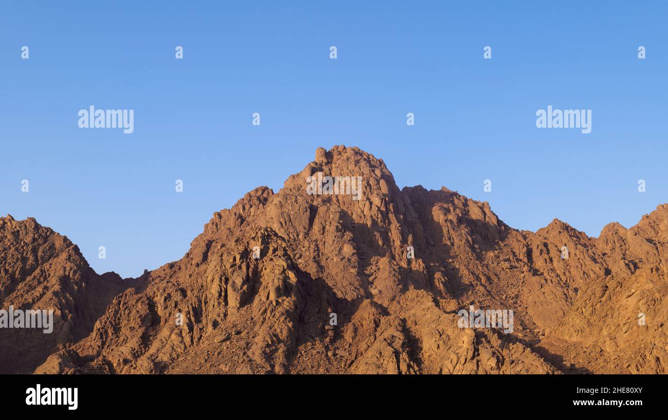 Sharm El Sheikh mountains in the Bedouin desert. Sinai peninsula Stock ...