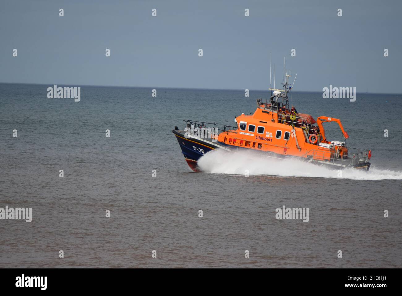 RNLI Humber Lifeboat and Withernsea RNLI Inshore Lifeboat in the North ...