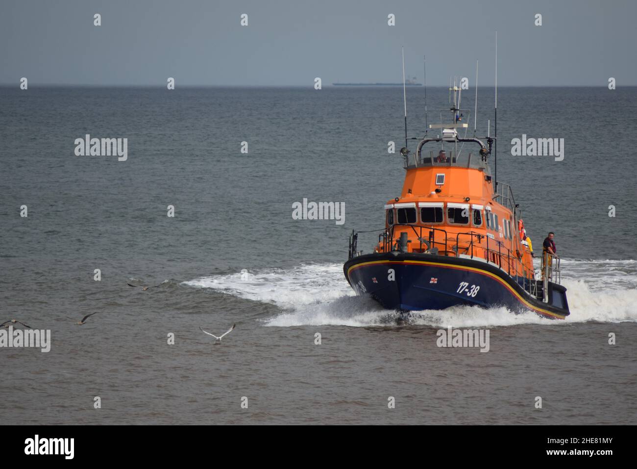 RNLI Humber Lifeboat and Withernsea RNLI Inshore Lifeboat in the North ...