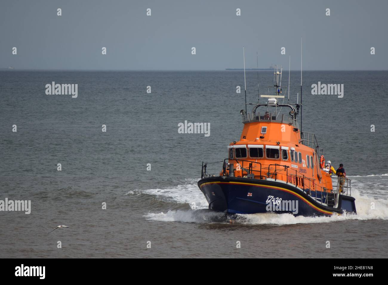 RNLI Humber Lifeboat and Withernsea RNLI Inshore Lifeboat in the North ...
