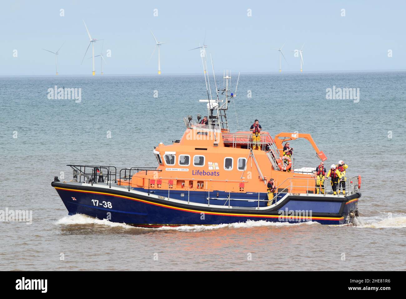 RNLI Humber Lifeboat and Withernsea RNLI Inshore Lifeboat in the North ...