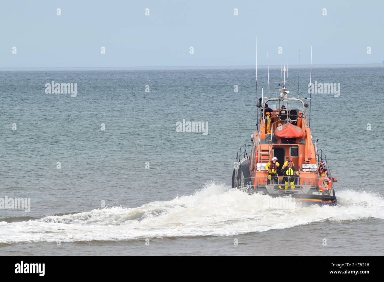 RNLI Humber Lifeboat and Withernsea RNLI Inshore Lifeboat in the North ...