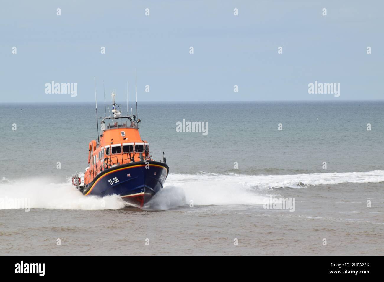 RNLI Humber Lifeboat and Withernsea RNLI Inshore Lifeboat in the North ...