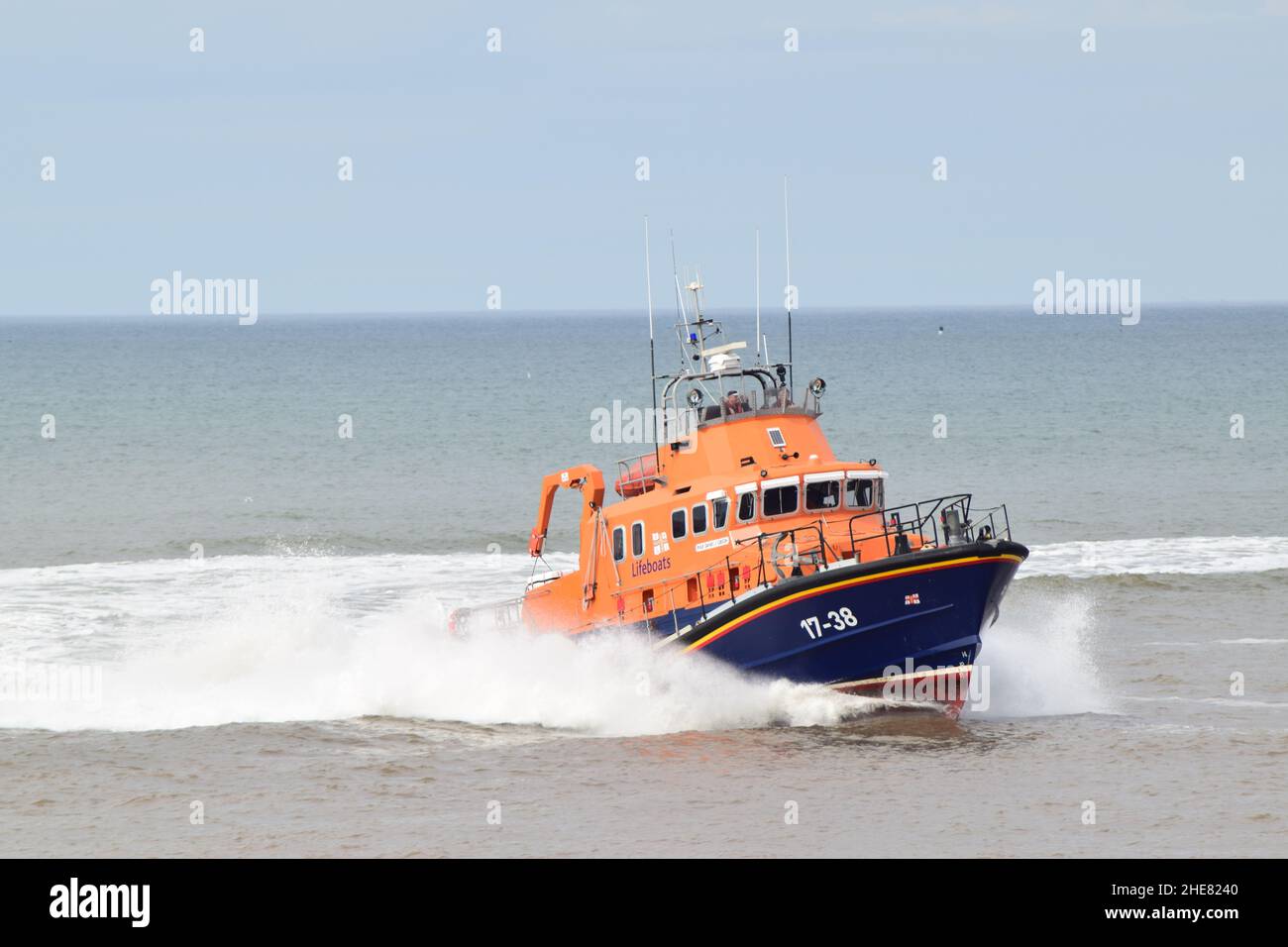 RNLI Humber Lifeboat and Withernsea RNLI Inshore Lifeboat in the North ...