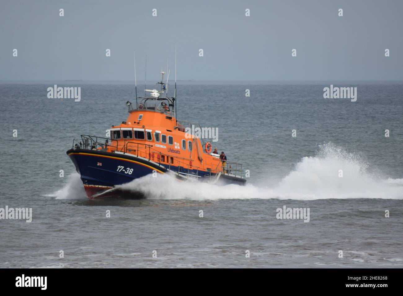 RNLI Humber Lifeboat and Withernsea RNLI Inshore Lifeboat in the North ...
