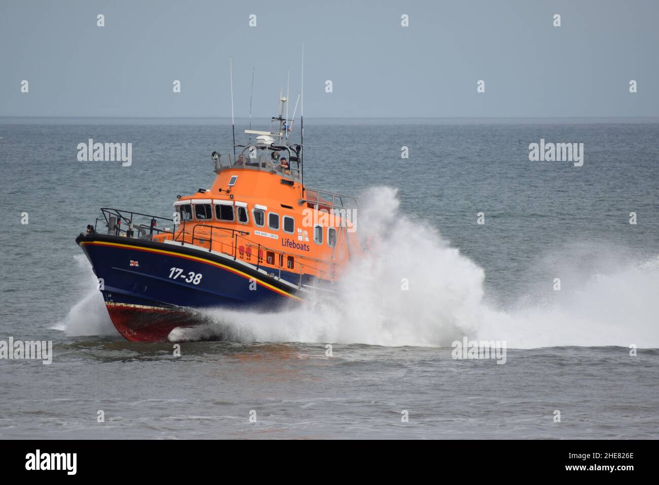 RNLI Humber Lifeboat and Withernsea RNLI Inshore Lifeboat in the North ...