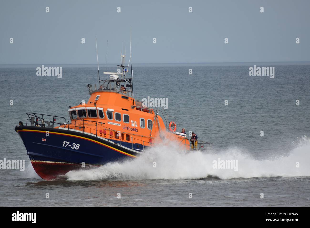 RNLI Humber Lifeboat and Withernsea RNLI Inshore Lifeboat in the North ...