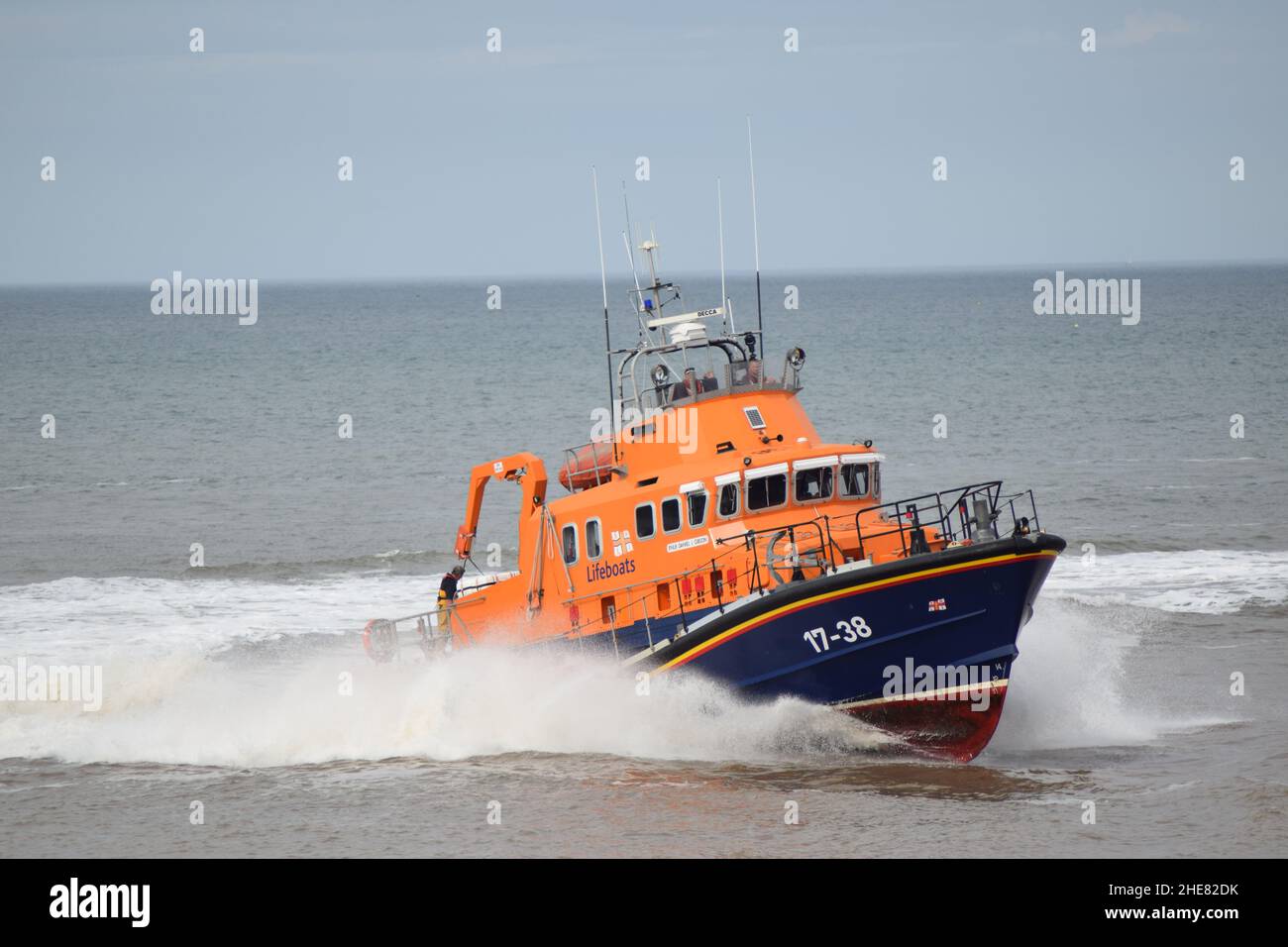 RNLI Humber Lifeboat and Withernsea RNLI Inshore Lifeboat in the North ...