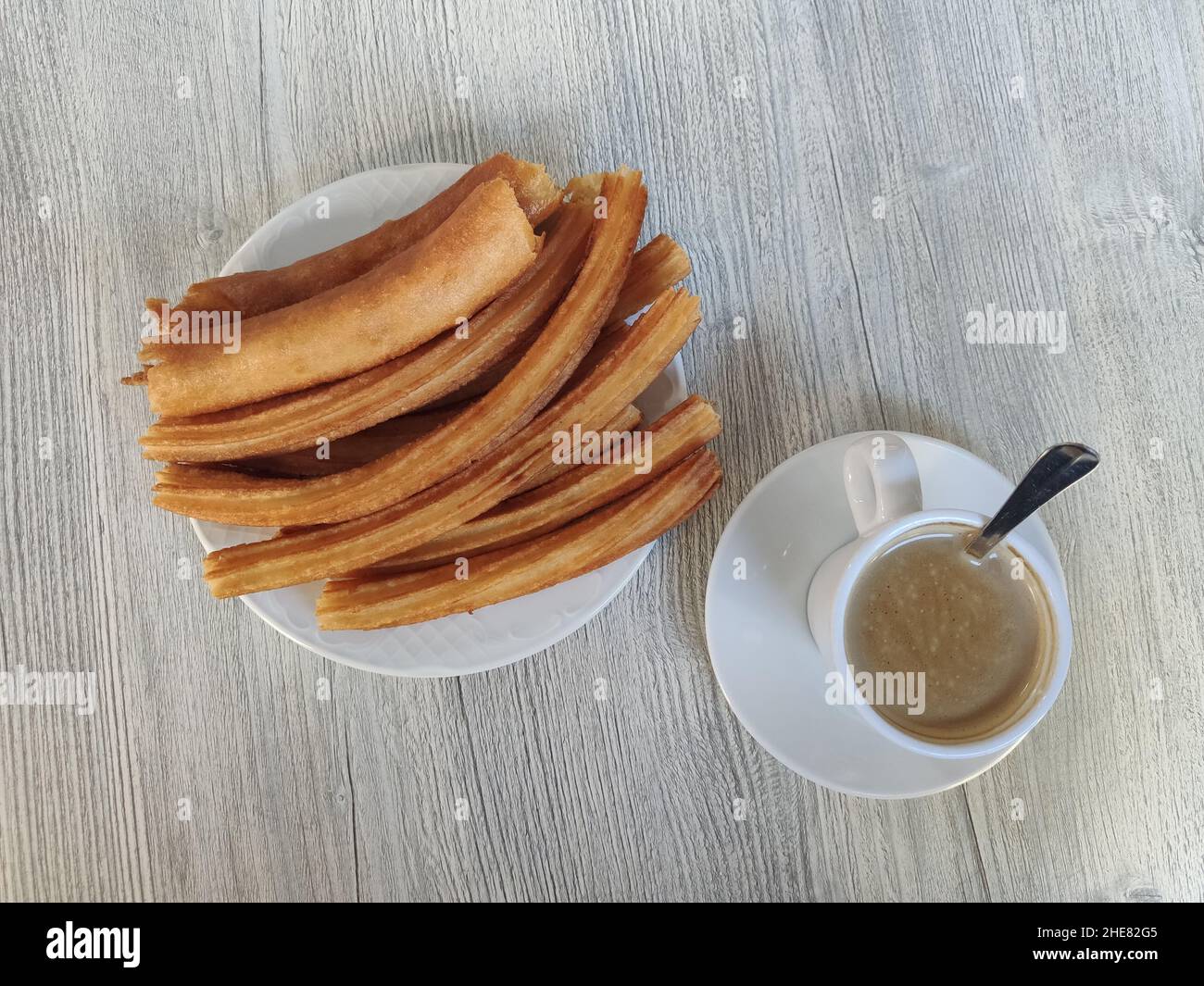 Classic spanish churros hi-res stock photography and images - Alamy