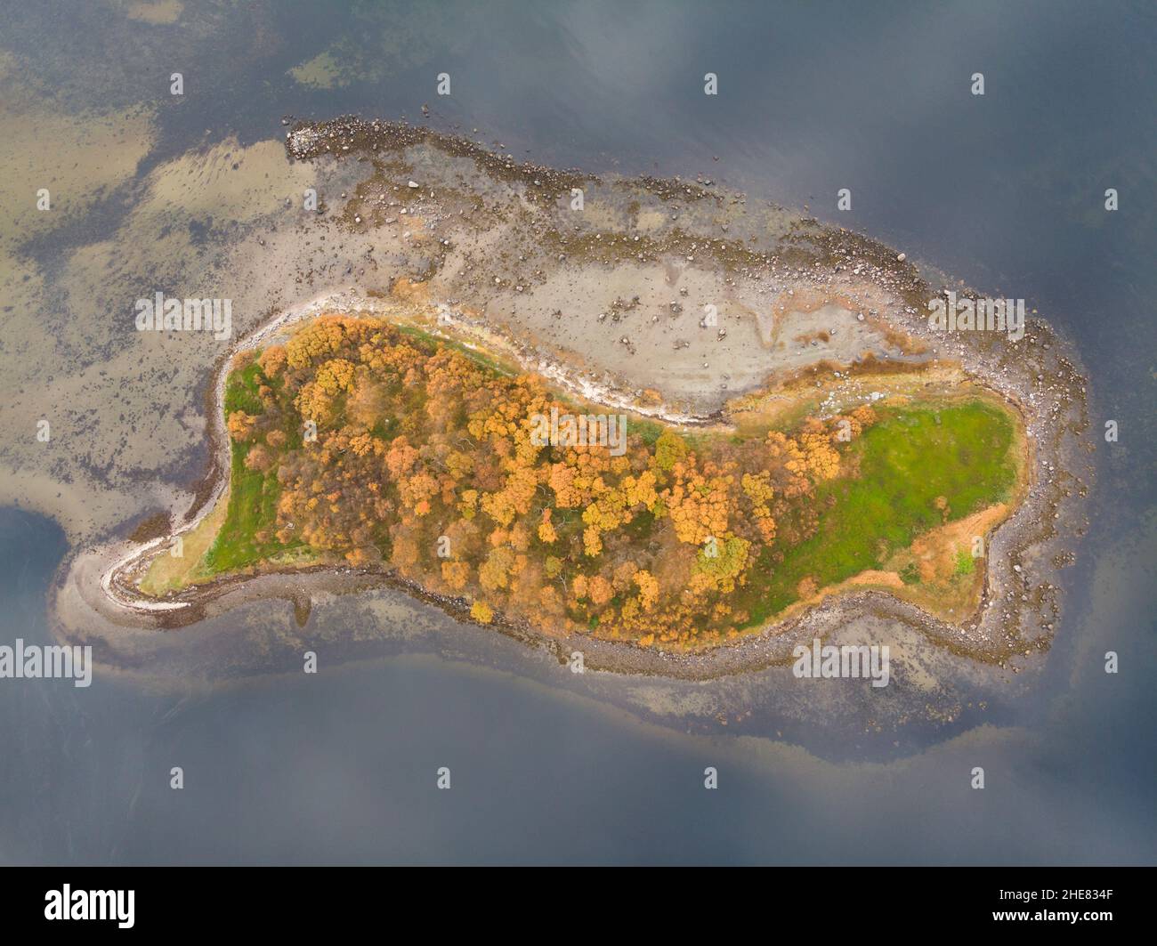 Small island in the White Sea. Solovetsky archipelago. Corgi and Luda ...