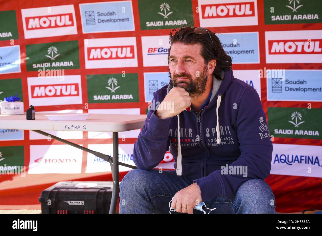 Castera David, Director of the Rallye Dakar, portrait during the Stage ...