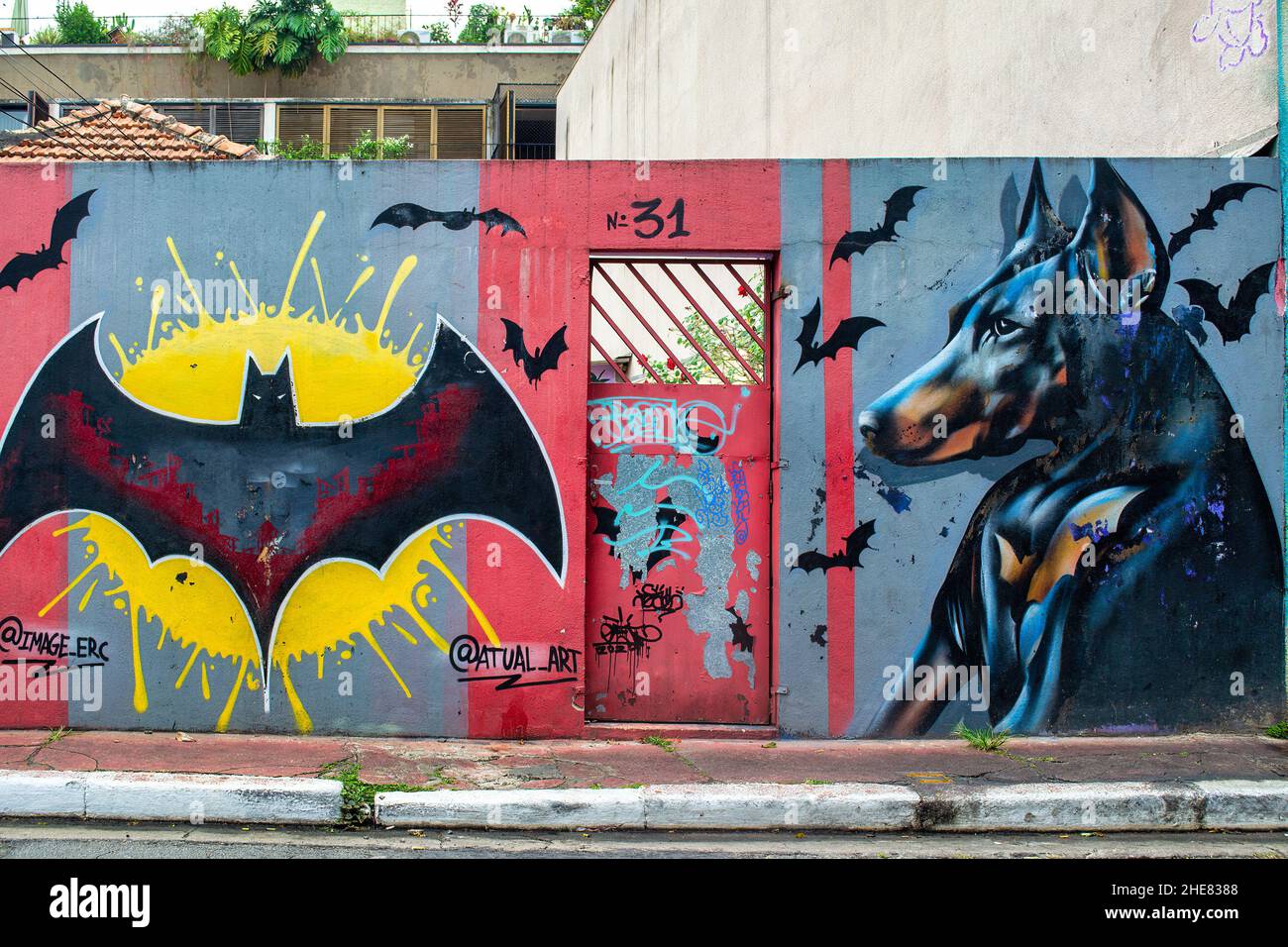 The Batman Alley. The 'Beco de Batman' is a famous place and a major ...