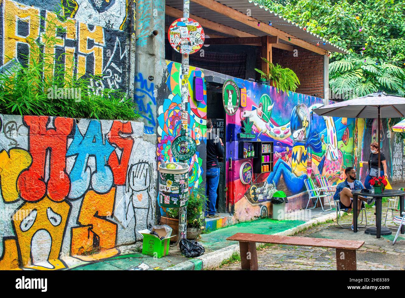 The Batman Alley. The 'Beco de Batman' is a famous place and a major ...