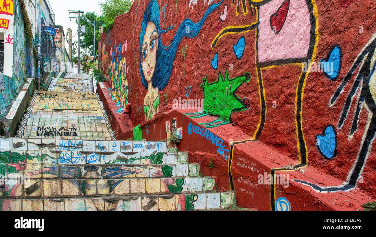 The Batman Alley. The 'Beco de Batman' is a famous place and a major ...