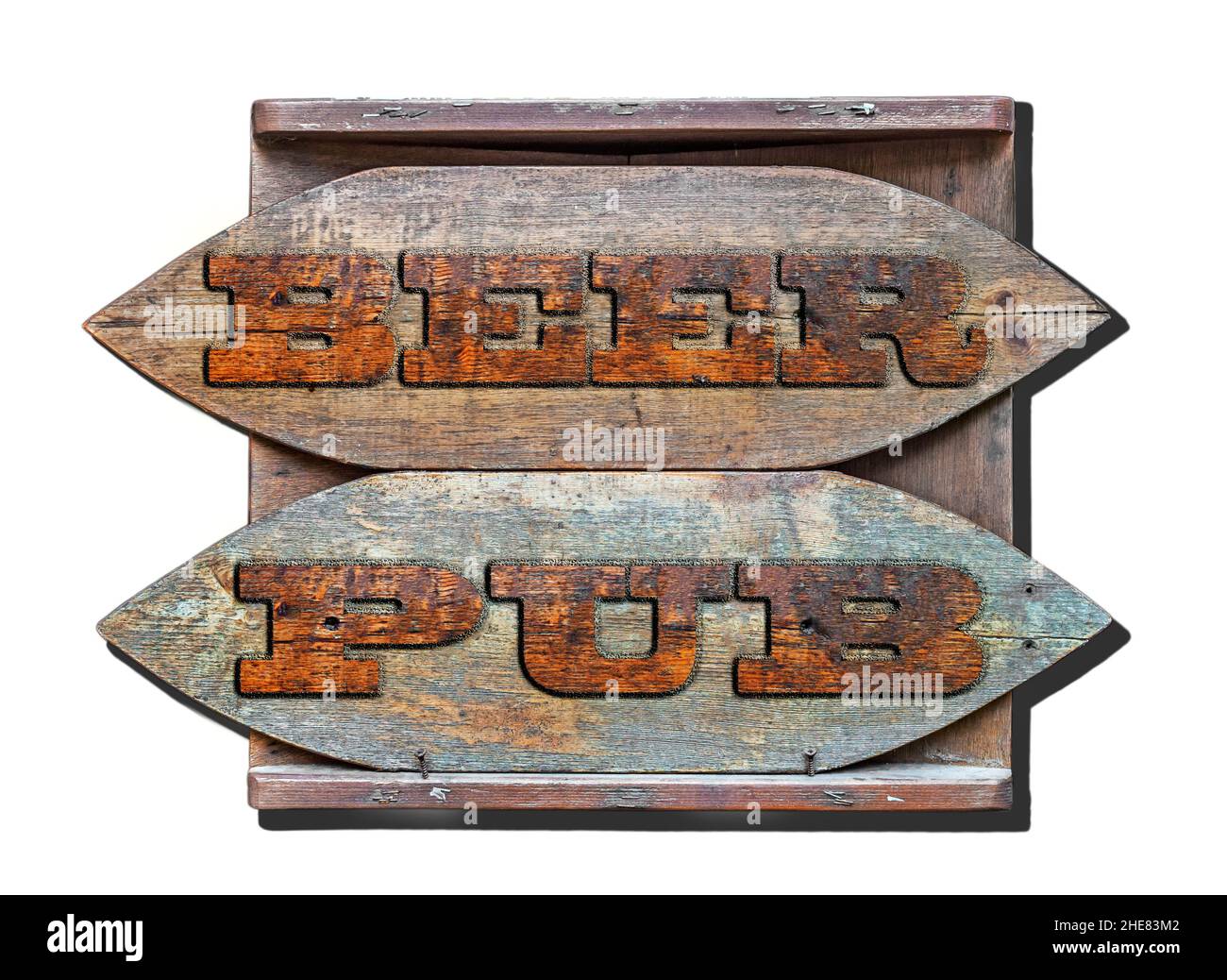 Draft beer sign Cut Out Stock Images & Pictures - Alamy