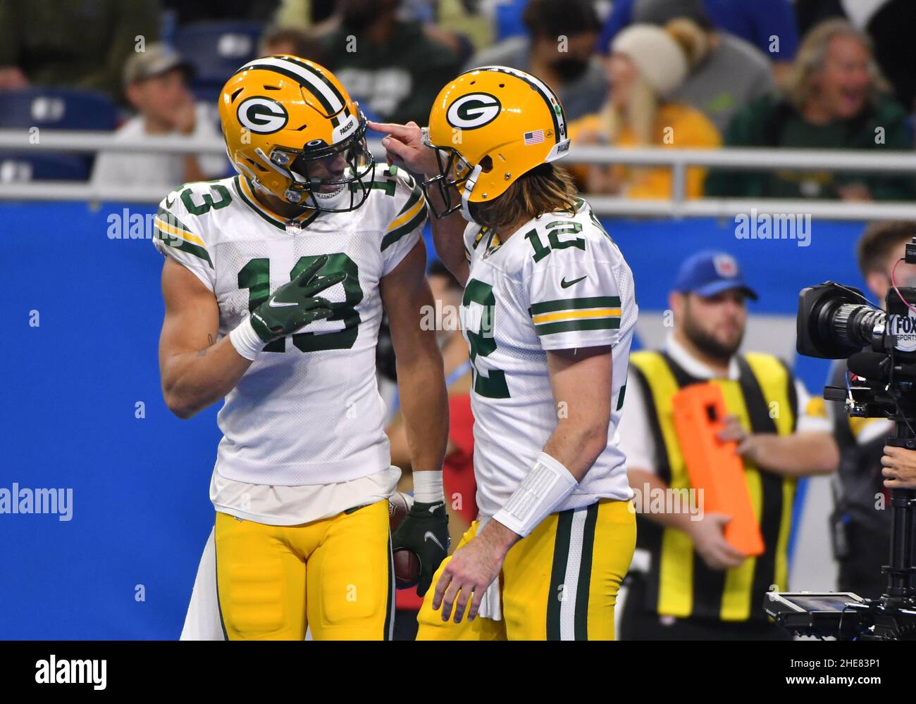 DETROIT, MI - JANUARY 9: Green Bay Packers wide receiver (13) Allen ...
