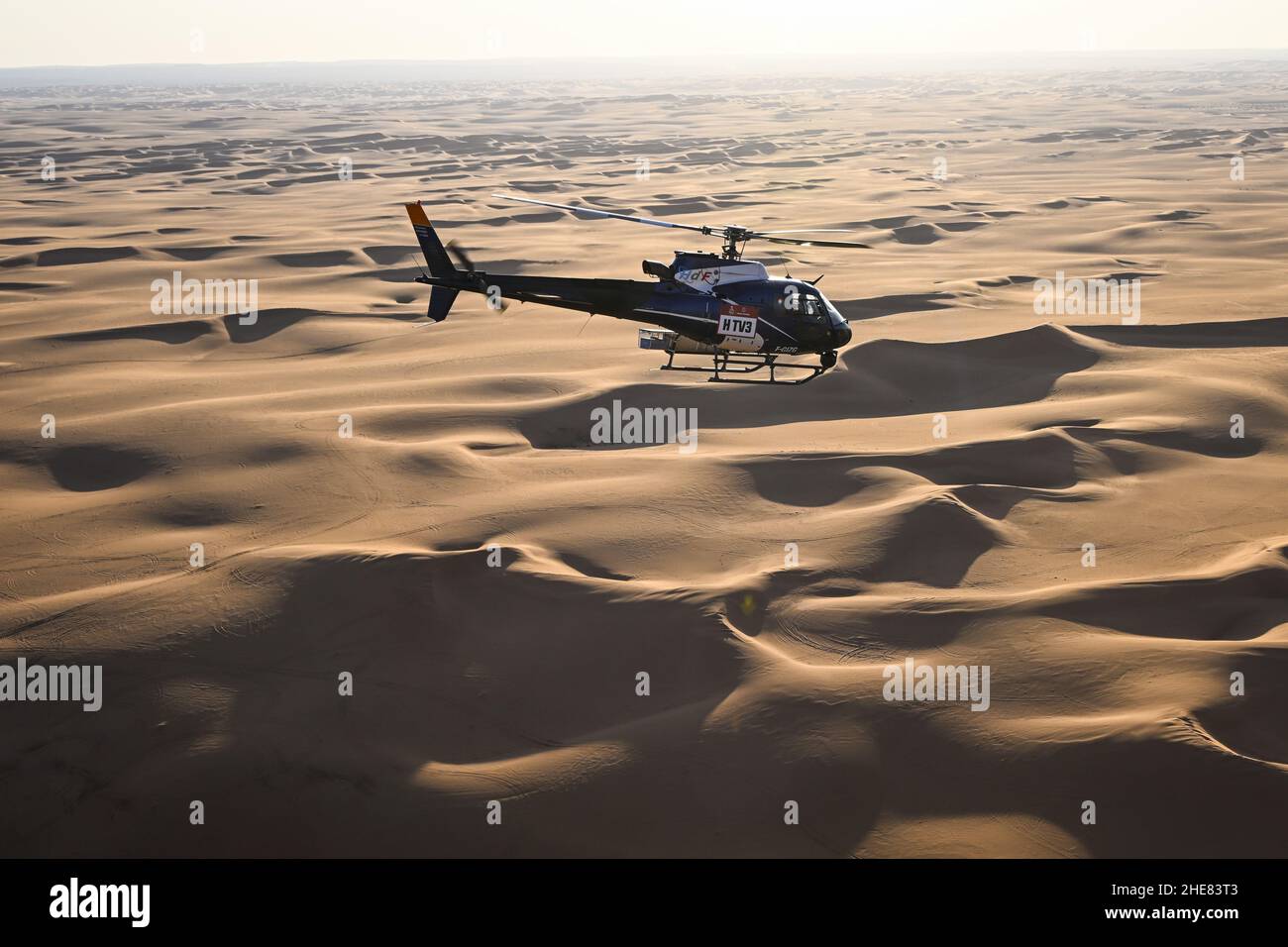 Landscape during the Stage 7 of the Dakar Rally 2022 between Riyadh and ...