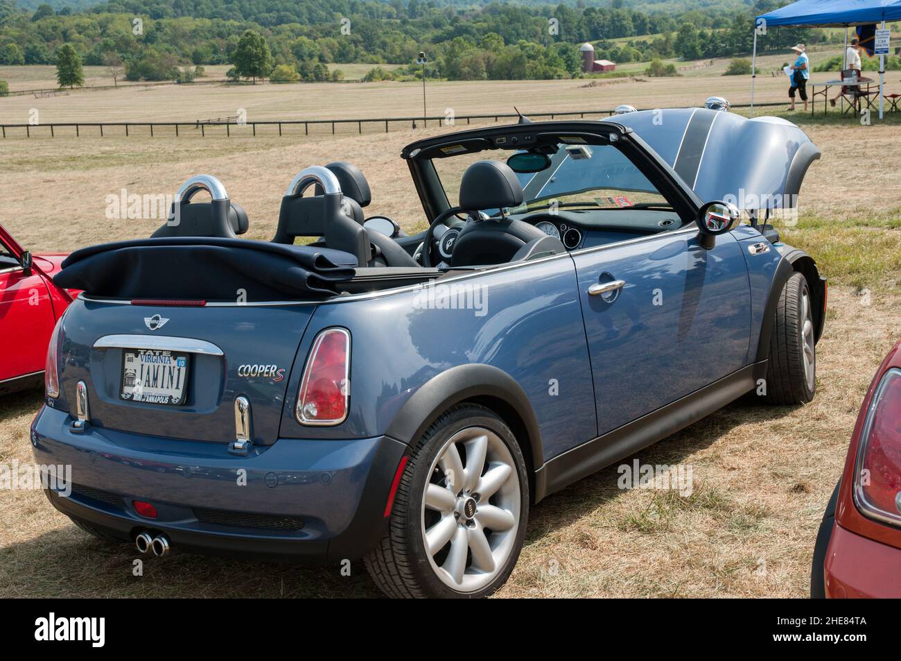 Mini Cooper S convertible at a Scottish Heritage festival in Virginia ...