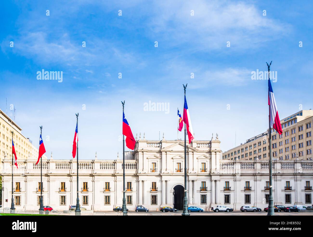 La Moneda Palace, Santiago de Chile, Chile Stock Photo - Alamy