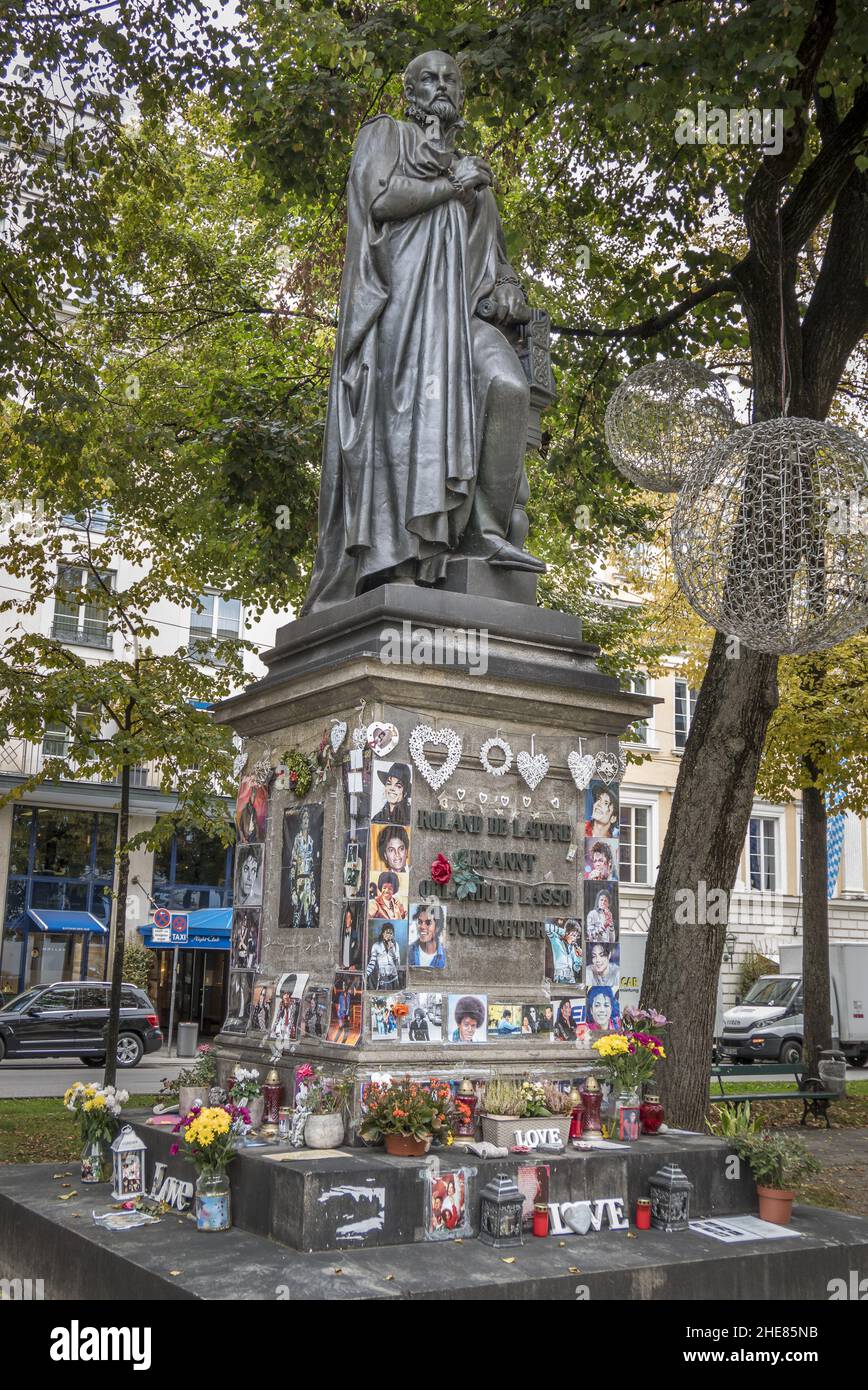 Michael Jackson Memorial, Promenadeplatz, Munich, Bavaria, Germany ...