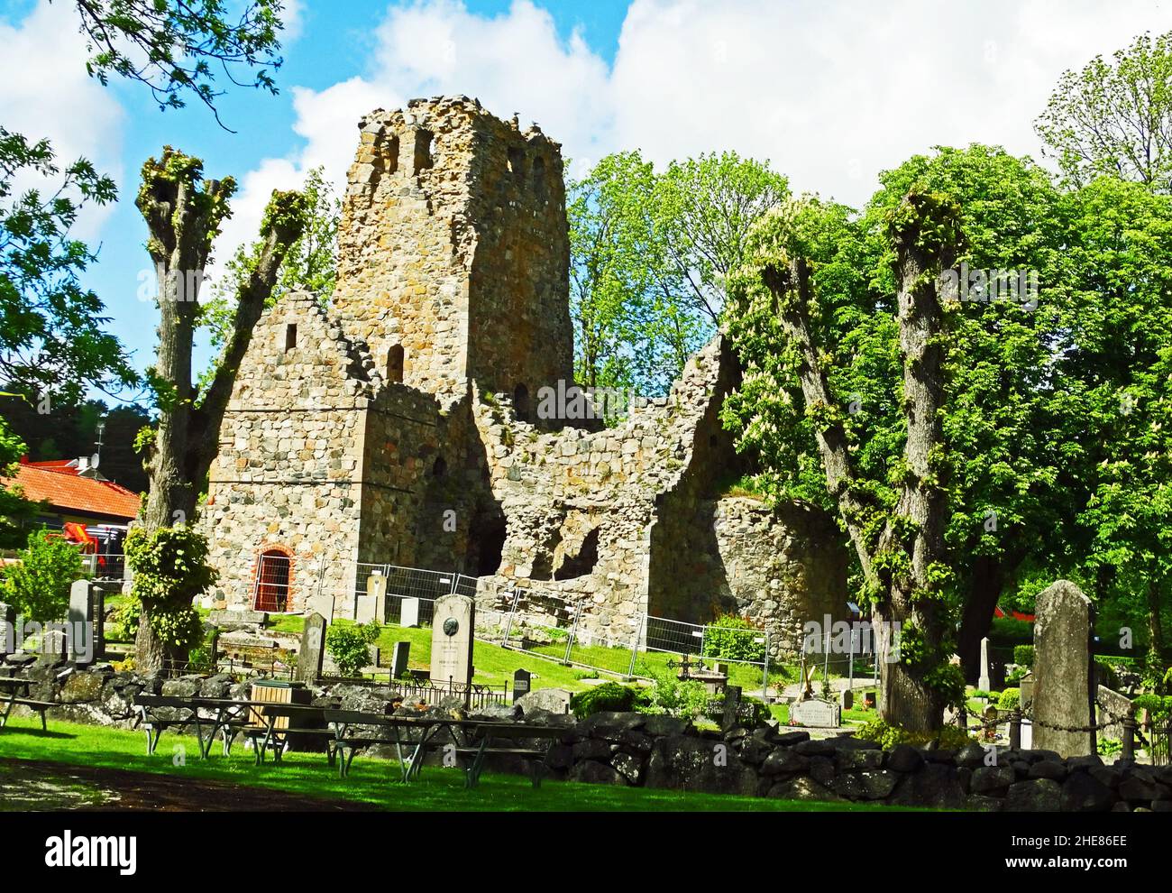 Old Stone Church Stock Photo - Alamy