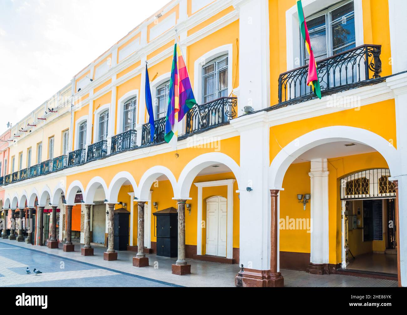Cochabamba, Colonial houses in Cochabamba Bolivia Stock Photo - Alamy