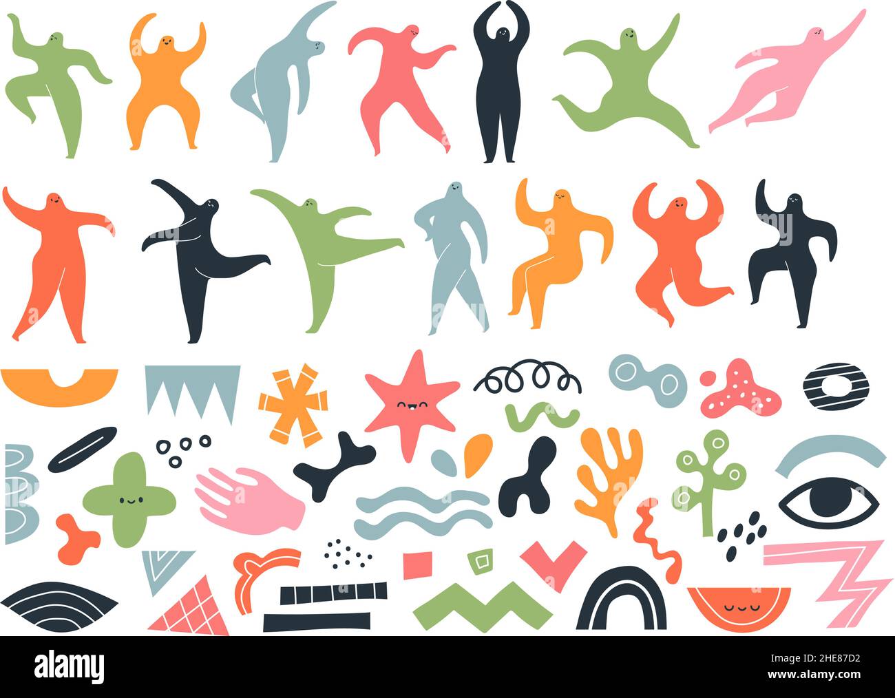 Human form abstraction Stock Vector Images - Alamy