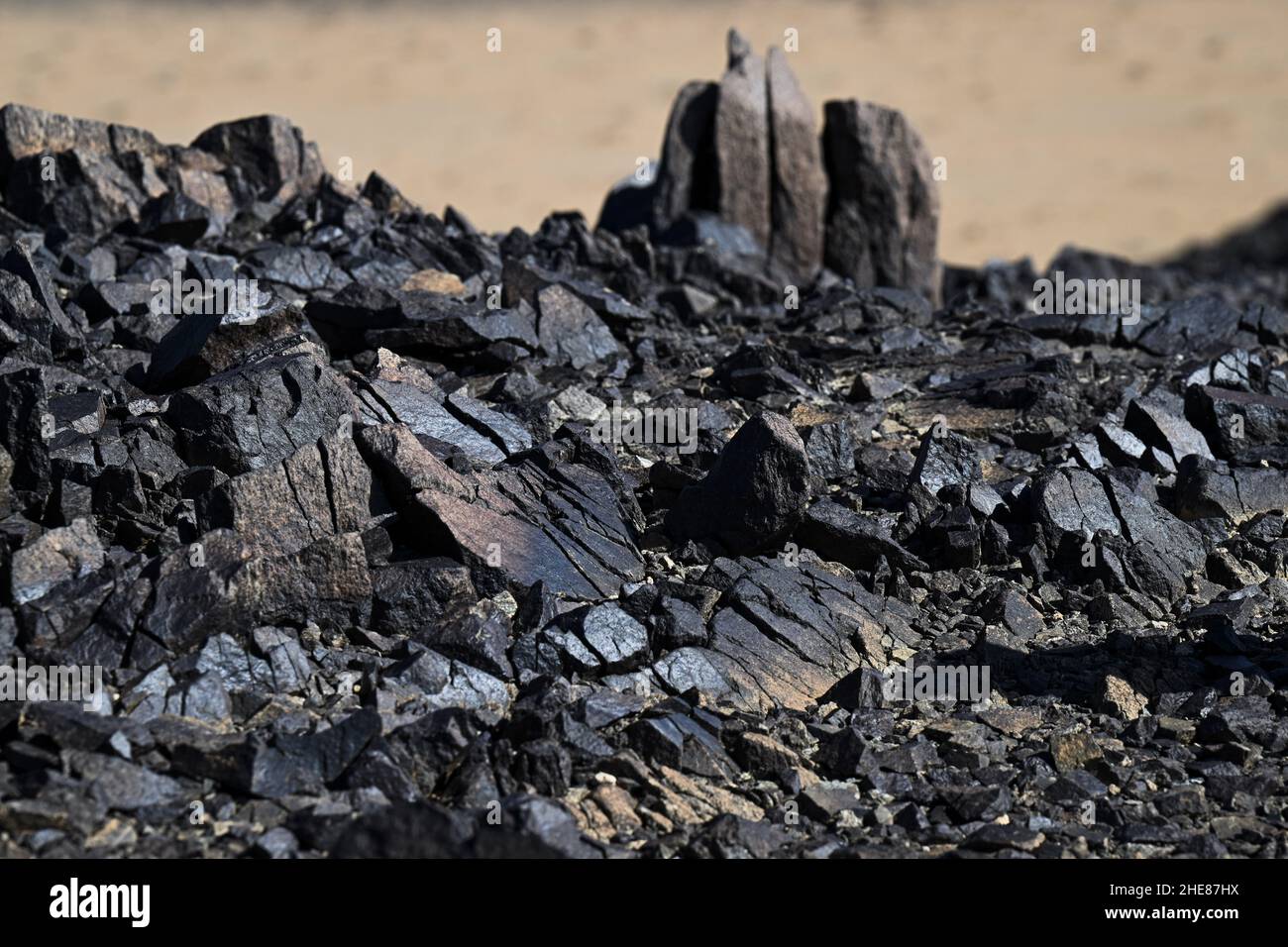Al Dawadimi, Saudi Arabia. 09th Jan, 2022. Rocks during the Stage 7 of ...