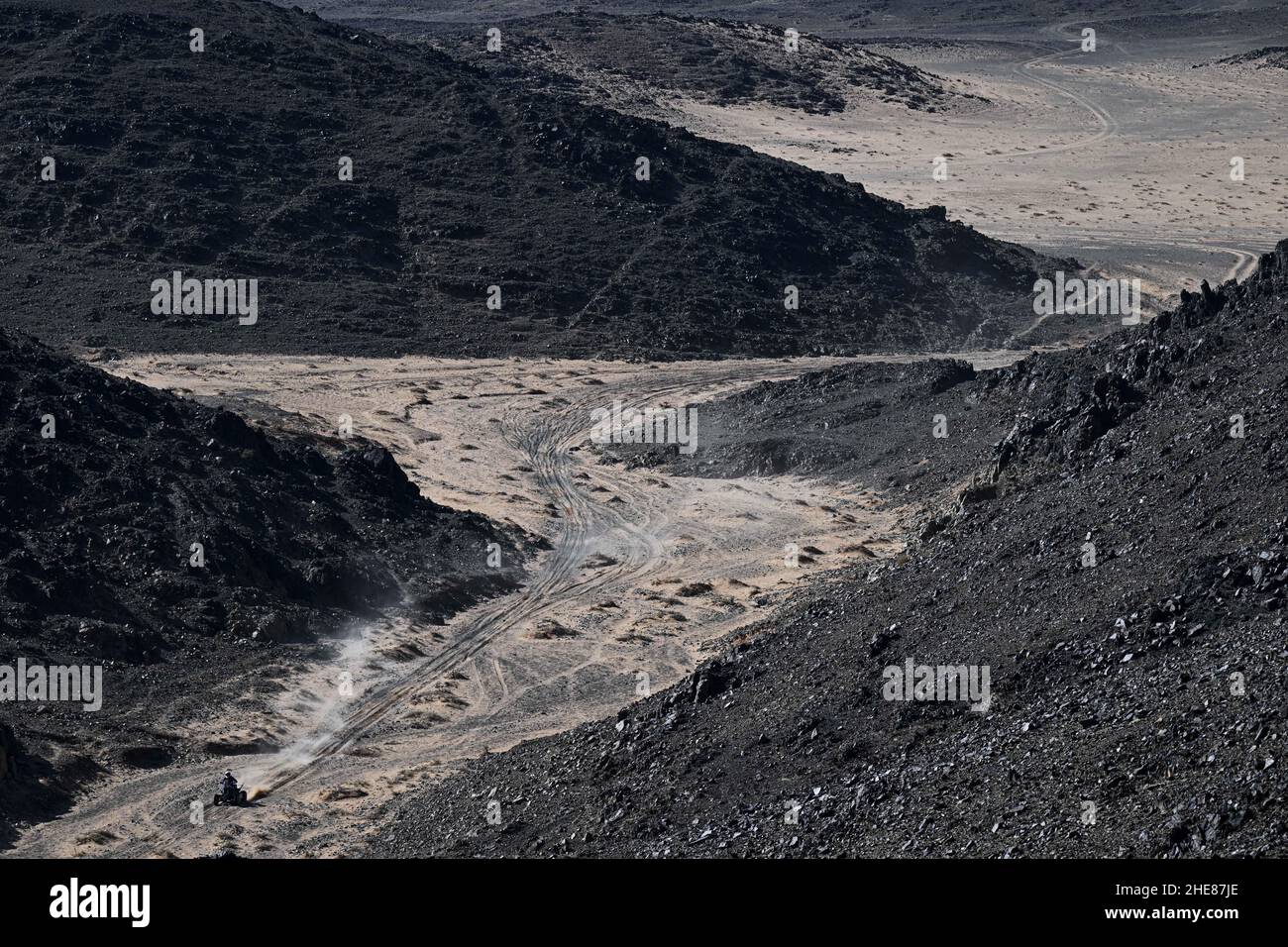 Al Dawadimi, Saudi Arabia. 09th Jan, 2022. Illustration, quad during ...