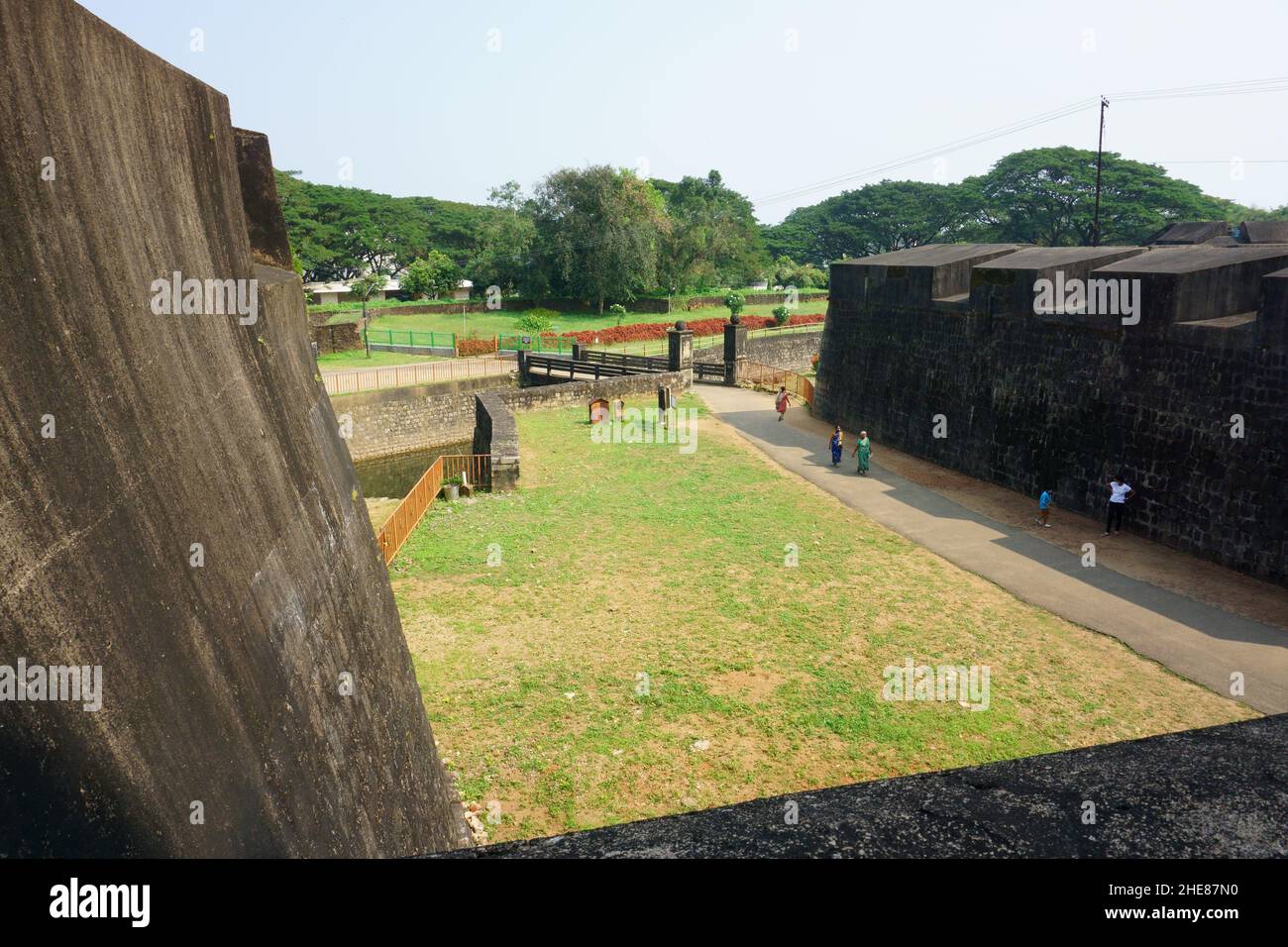 View of Palakkad fort that was captured by Hyder Ali, in 1766 AD, from ...