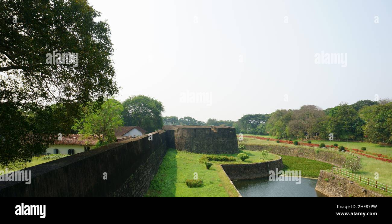View of Palakkad fort that was captured by Hyder Ali, in 1766 AD, from ...