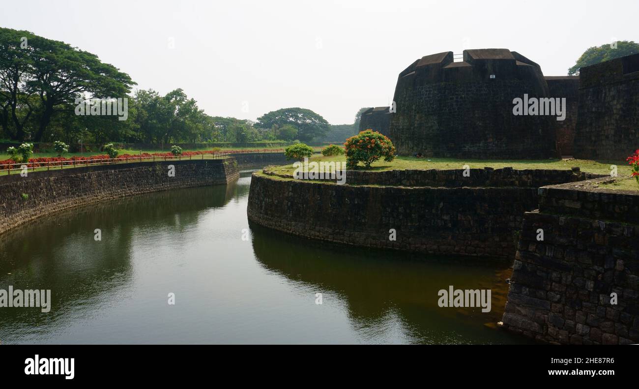 View of Palakkad fort that was captured by Hyder Ali in 1766 AD Stock ...