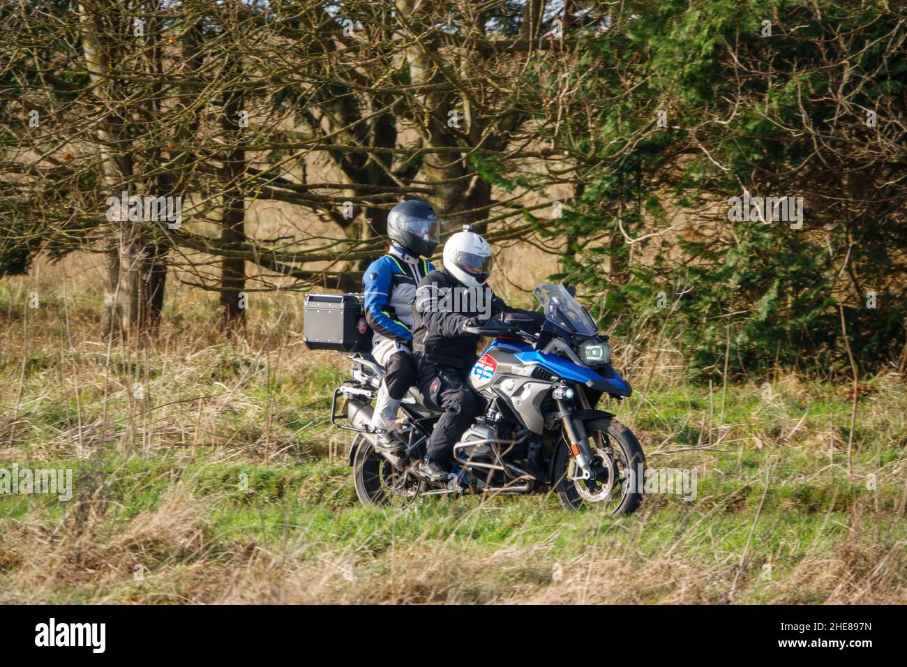 Motorbike rider and passenger hi-res stock photography and images - Alamy