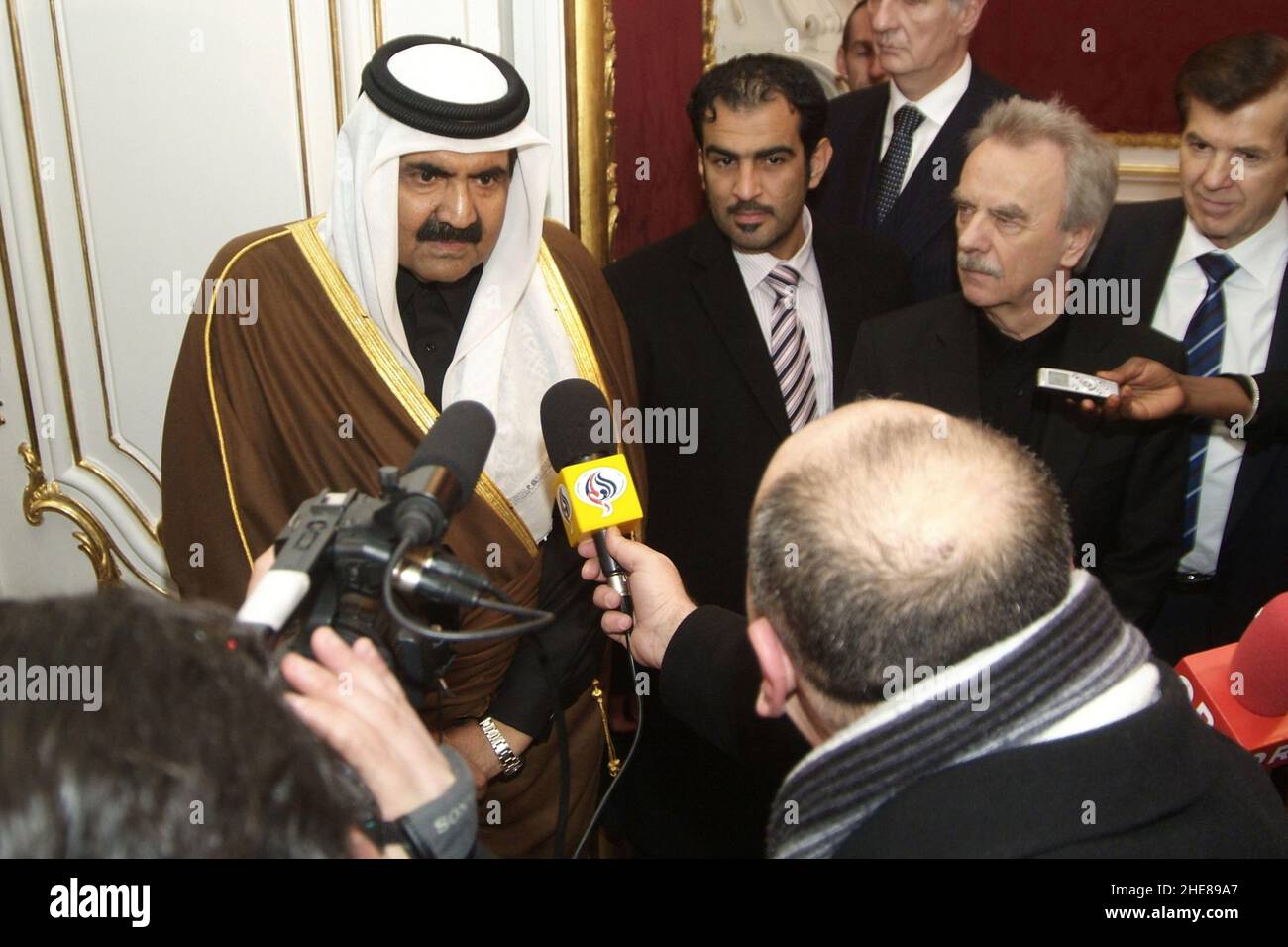 Vienna, Austria. December 31, 2010. State visit by the Emir of Qatar to ...