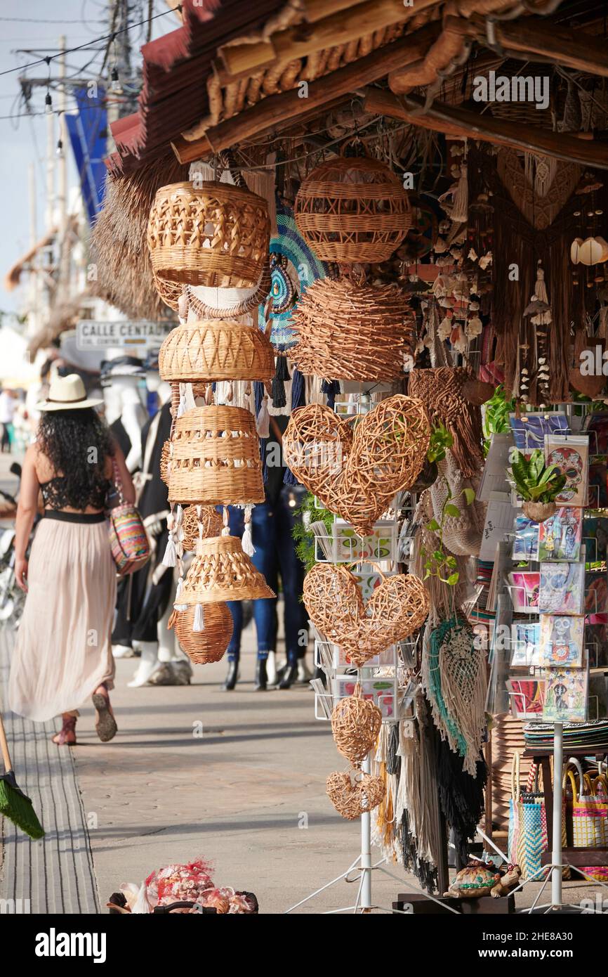 Local decorations for sale in Tulum, Mexico Stock Photo - Alamy