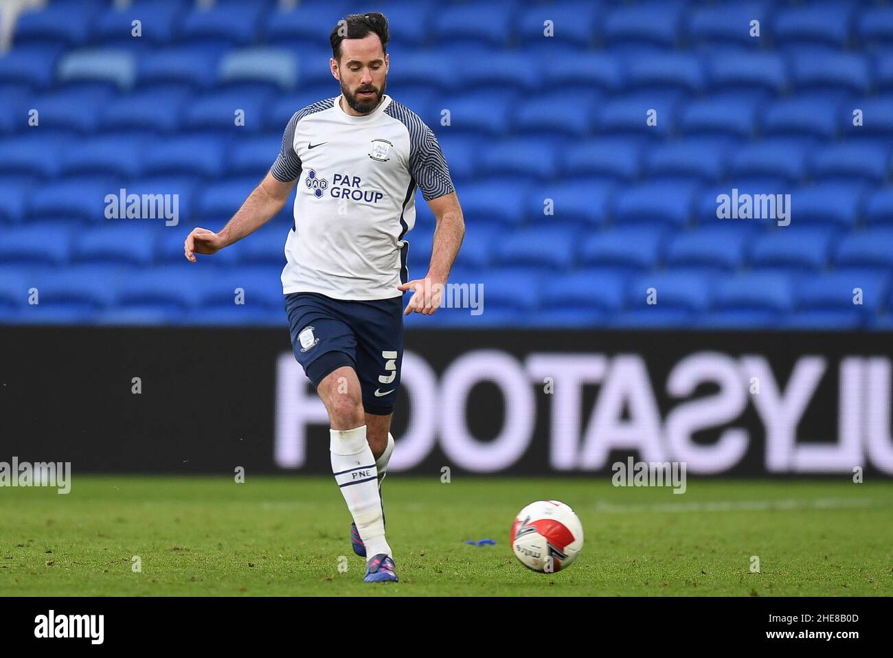Greg Cunningham #3 of Preston North End in action during the game Stock ...