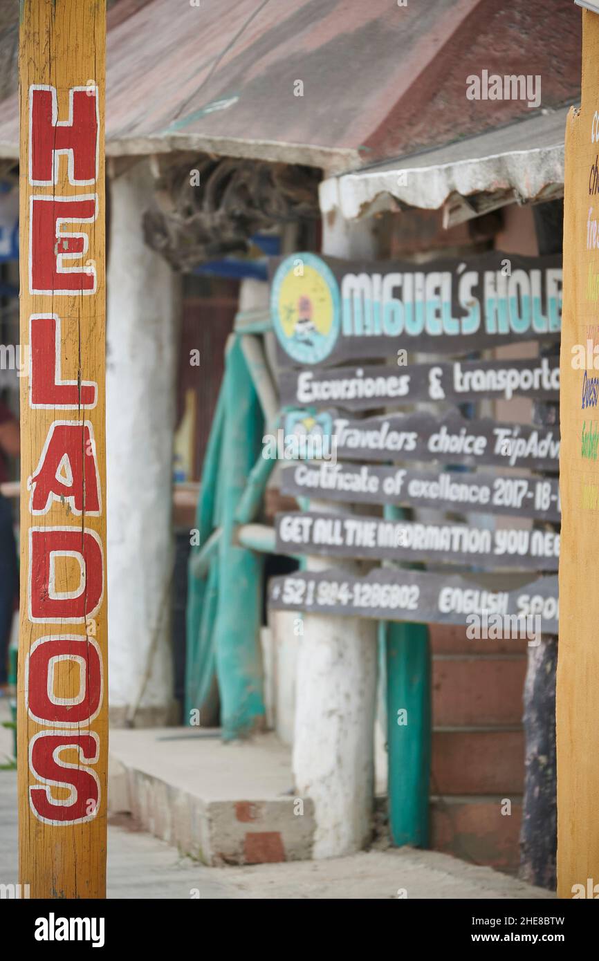 Helados helados helados helados helados helados hi-res stock ...