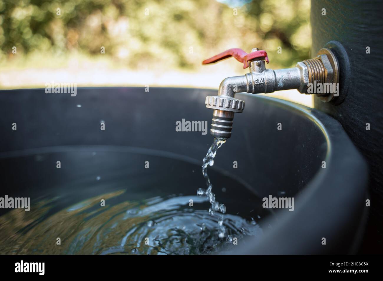 Rainwater barrel isolated High Resolution Stock Photography and Images ...