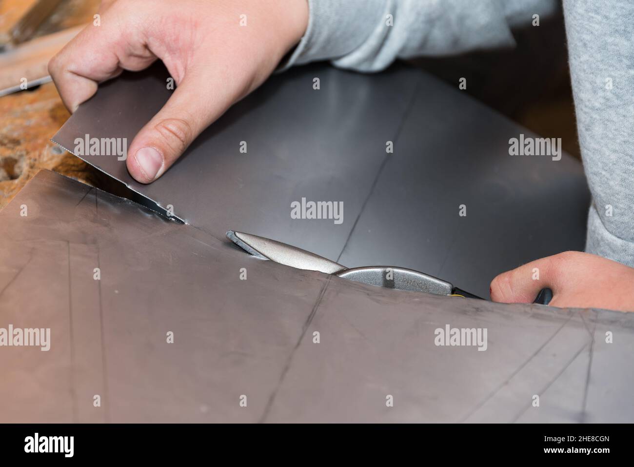 Tin snips hi-res stock photography and images - Alamy