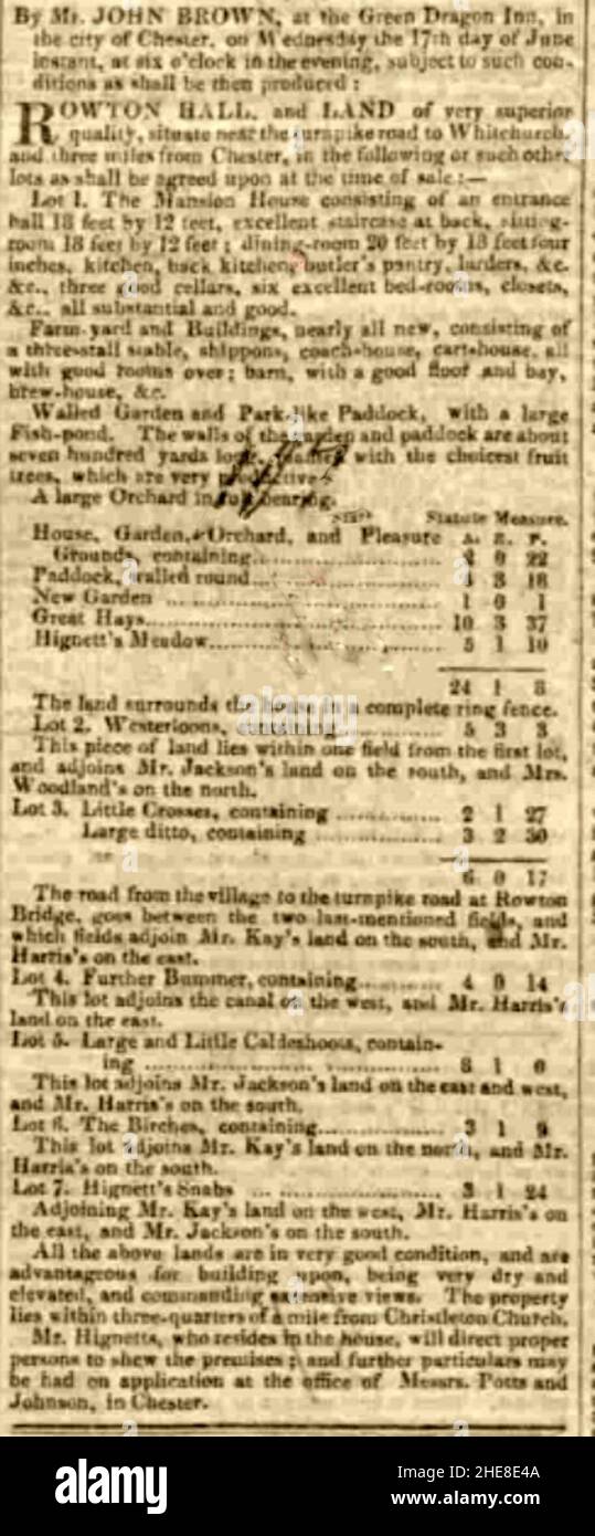 Rowton hi-res stock photography and images - Alamy