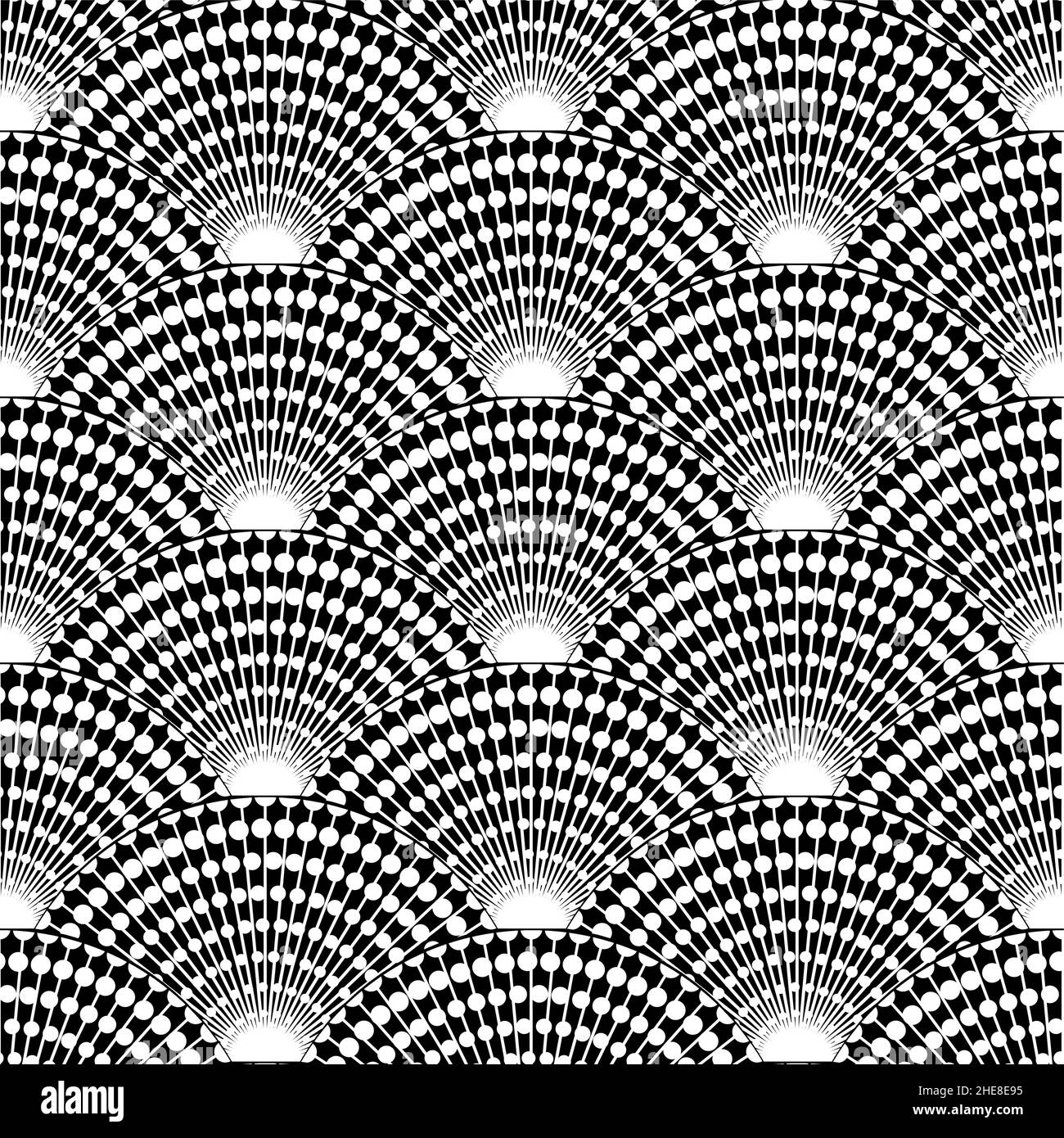 Japanese fabric print Black and White Stock Photos & Images - Alamy