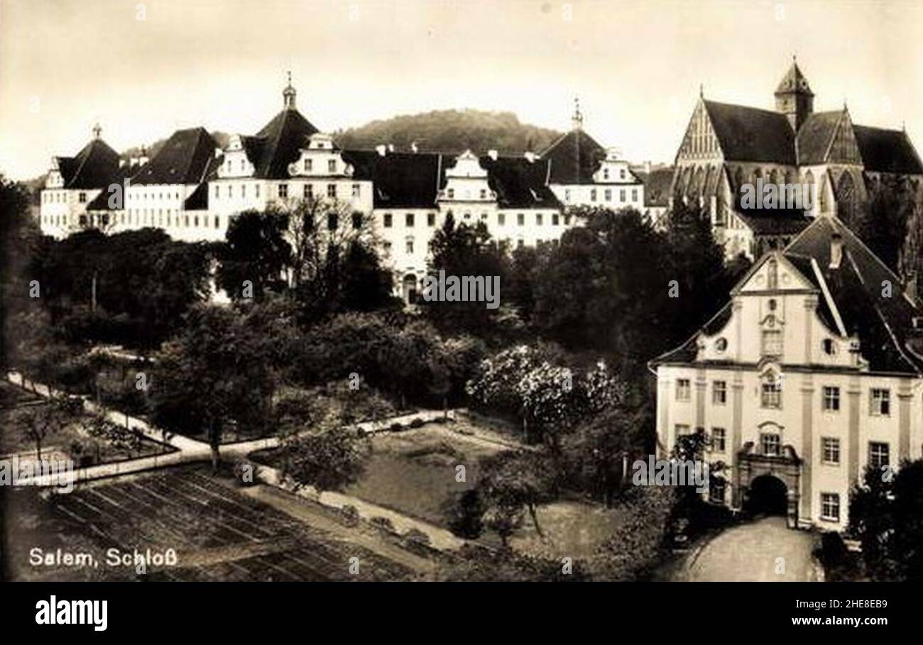 Salem Abbey (Schloss Salem Stock Photo - Alamy