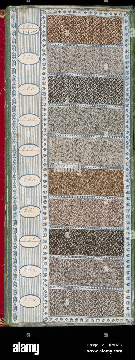 Salesman's Sample Book (France), 19th century Stock Photo - Alamy