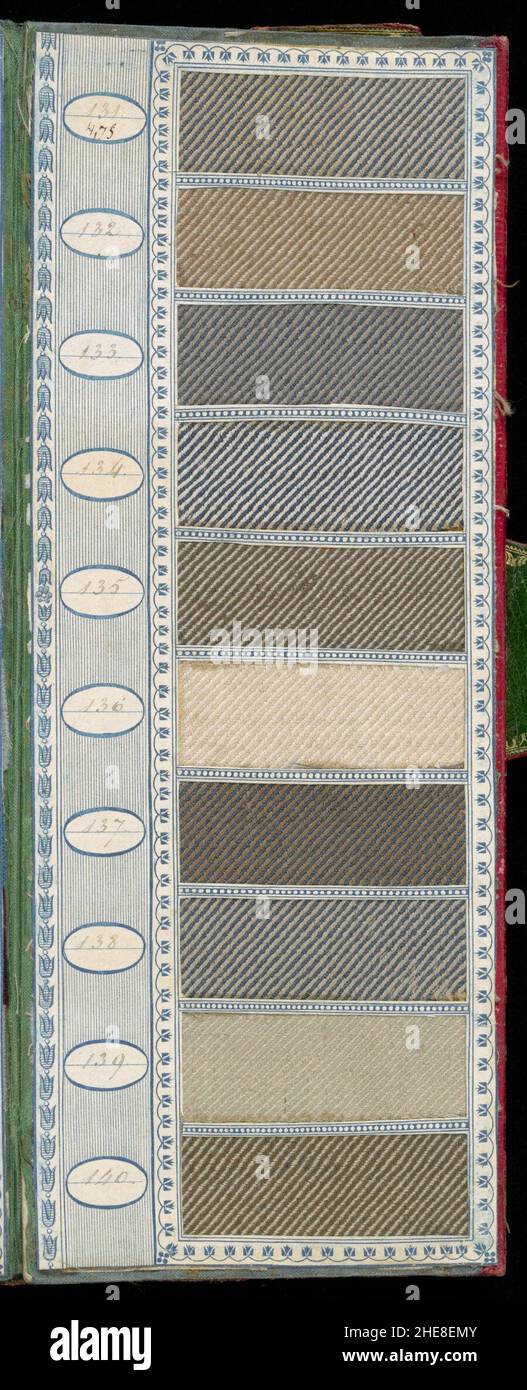 Salesman's Sample Book (France), 19th century Stock Photo - Alamy