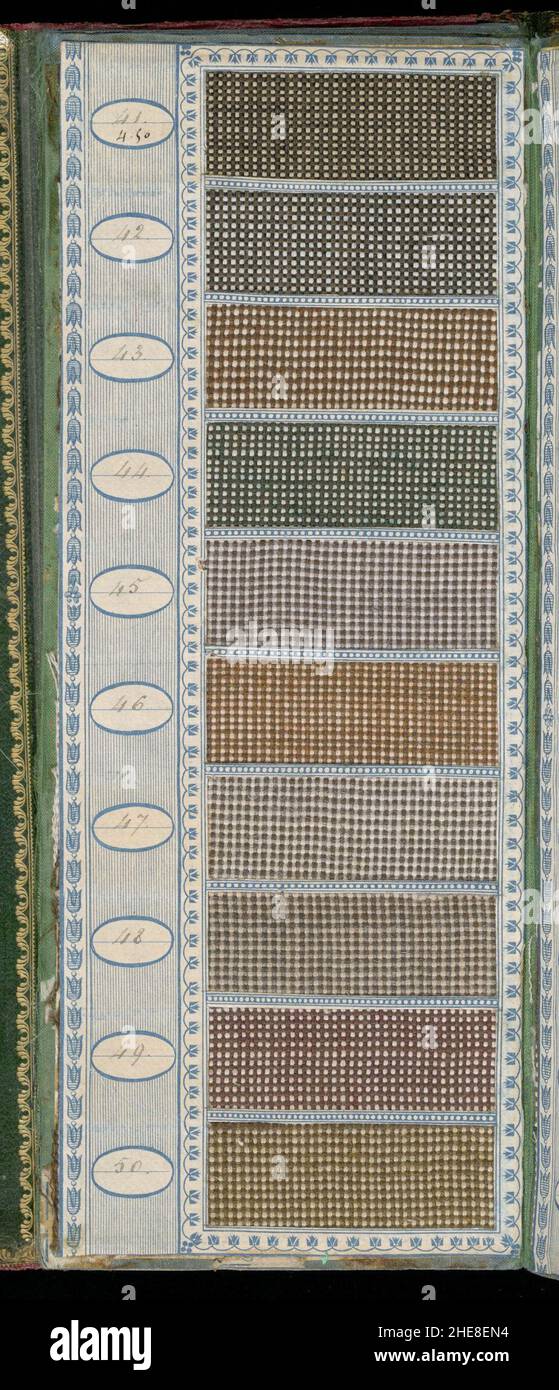 Salesman's Sample Book (France), 19th century Stock Photo - Alamy