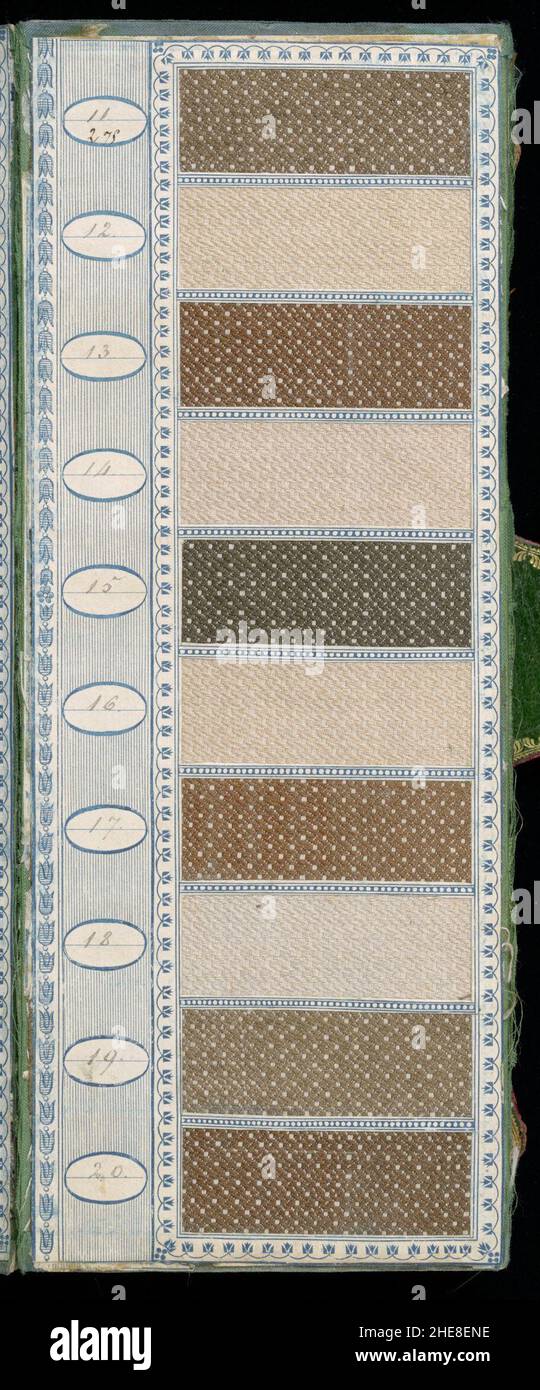 Salesman's Sample Book (France), 19th century Stock Photo - Alamy