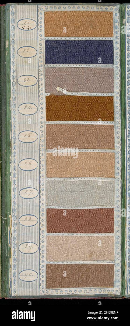 Salesman's Sample Book (France), 19th century Stock Photo - Alamy