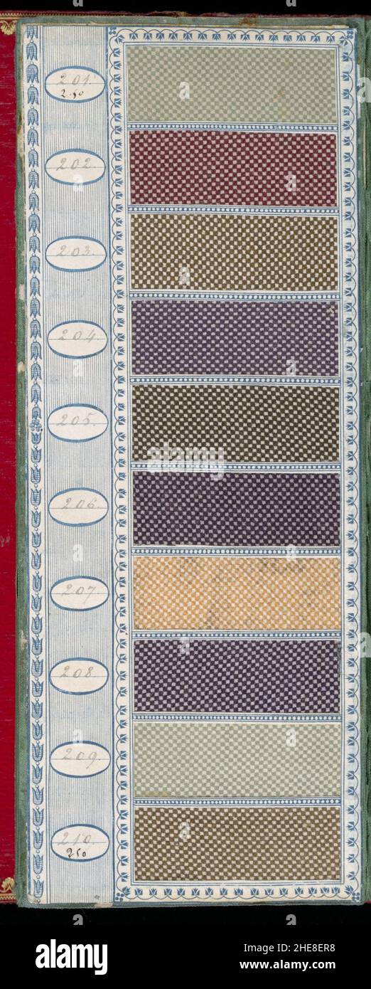 Salesman's Sample Book (France), 19th century Stock Photo - Alamy