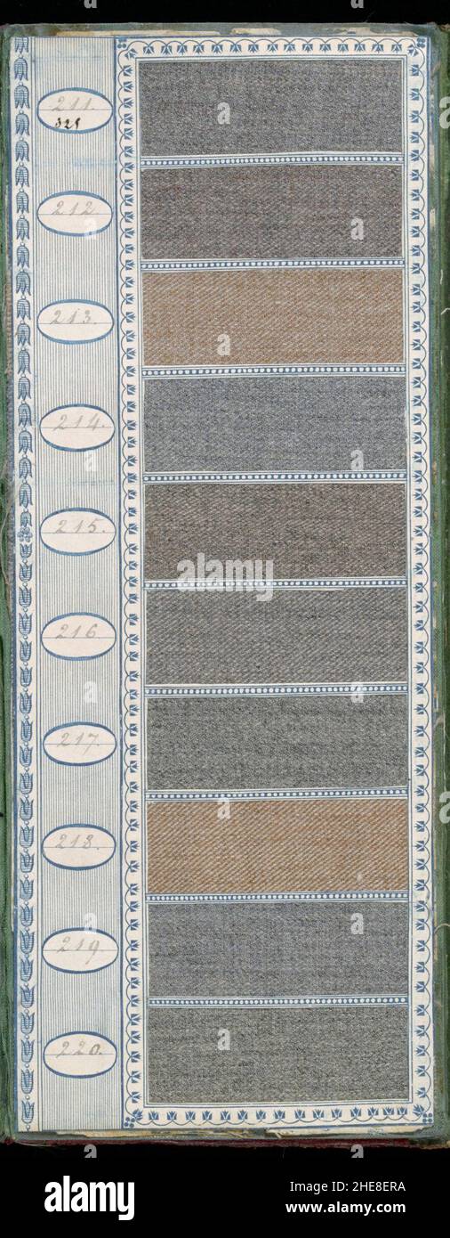 Salesman's Sample Book (France), 19th century Stock Photo - Alamy